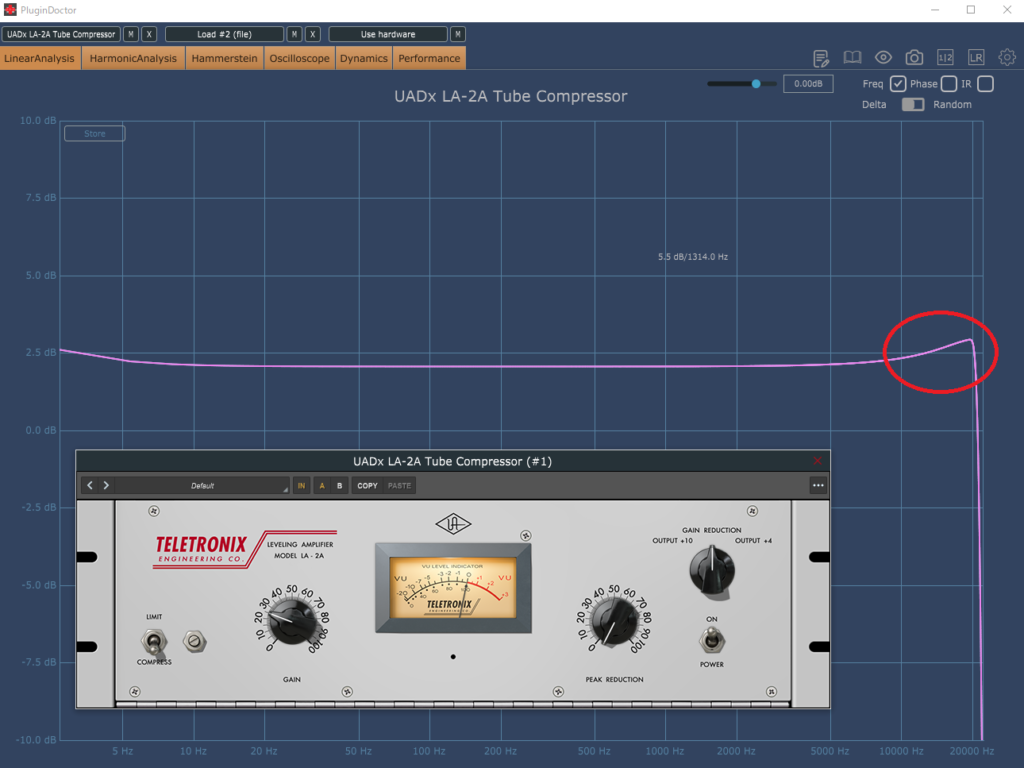 【挿したら高音域は上がる?!下がる?!】無償配布で手に入れた Universal Audio「LA-2A Tube Compressor」の ...